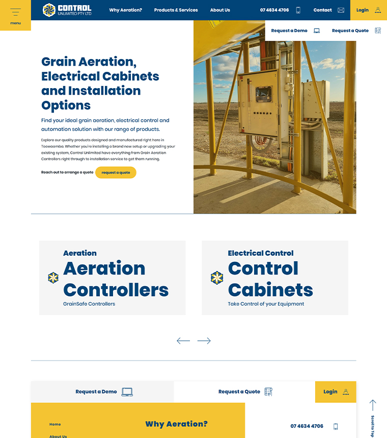 Control Unlimited | Website Design & Development | CoBright